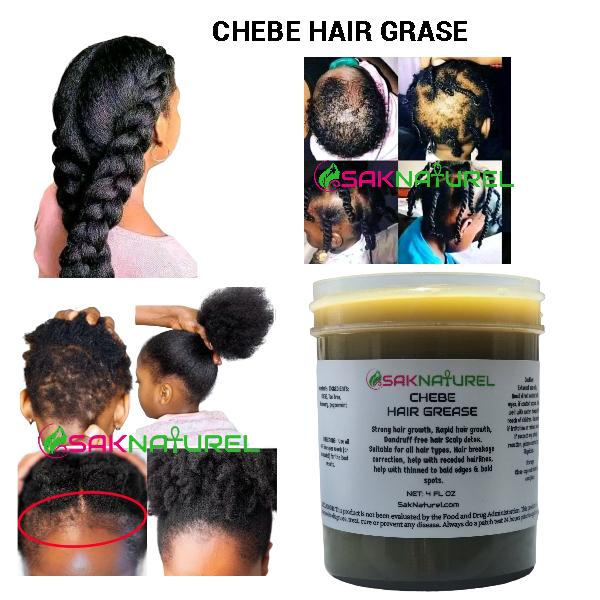 Organic Chebe Hair Grease - 4 oz – SakNaturel